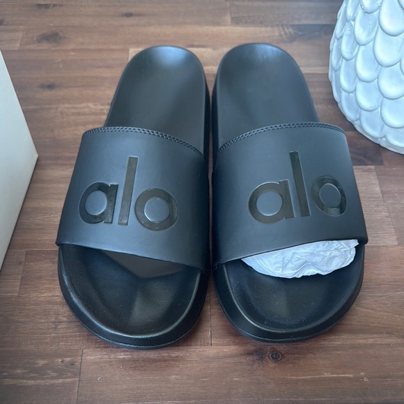 ALO Yoga | Shoes | Mens Alo Black Sandal Slides | Poshmark